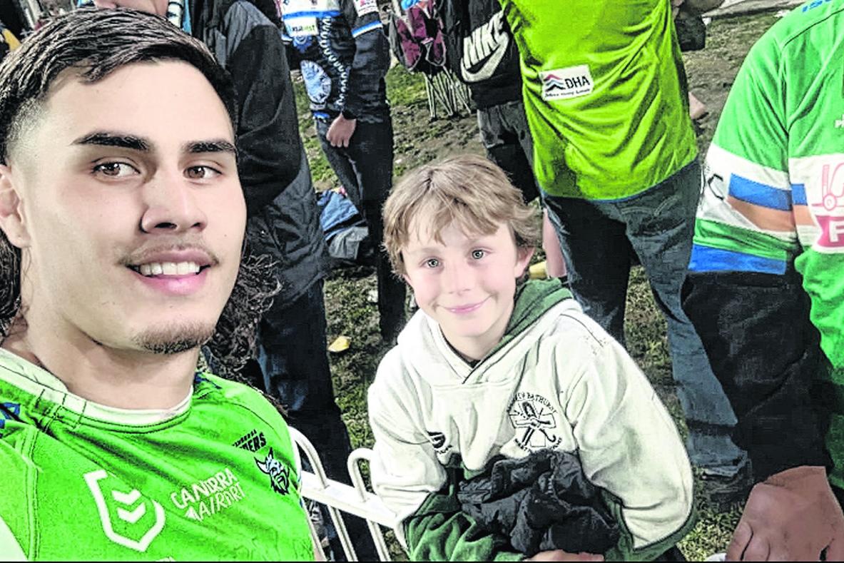 Braiden meets Raiders fullback