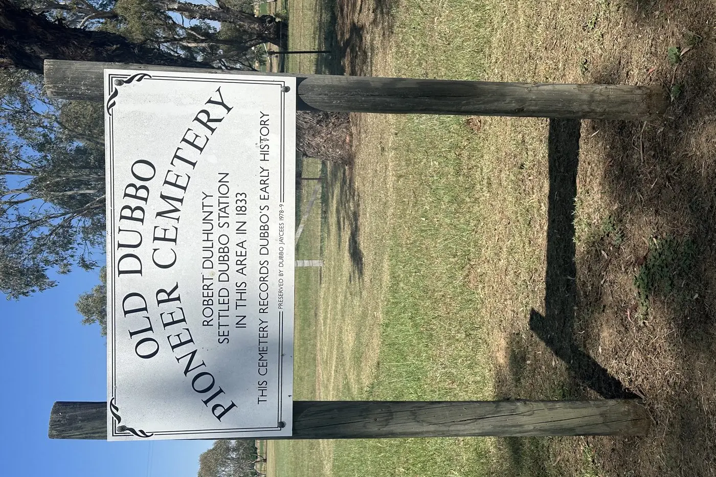 Time Warp: Old Dubbo Pioneer Cemetery