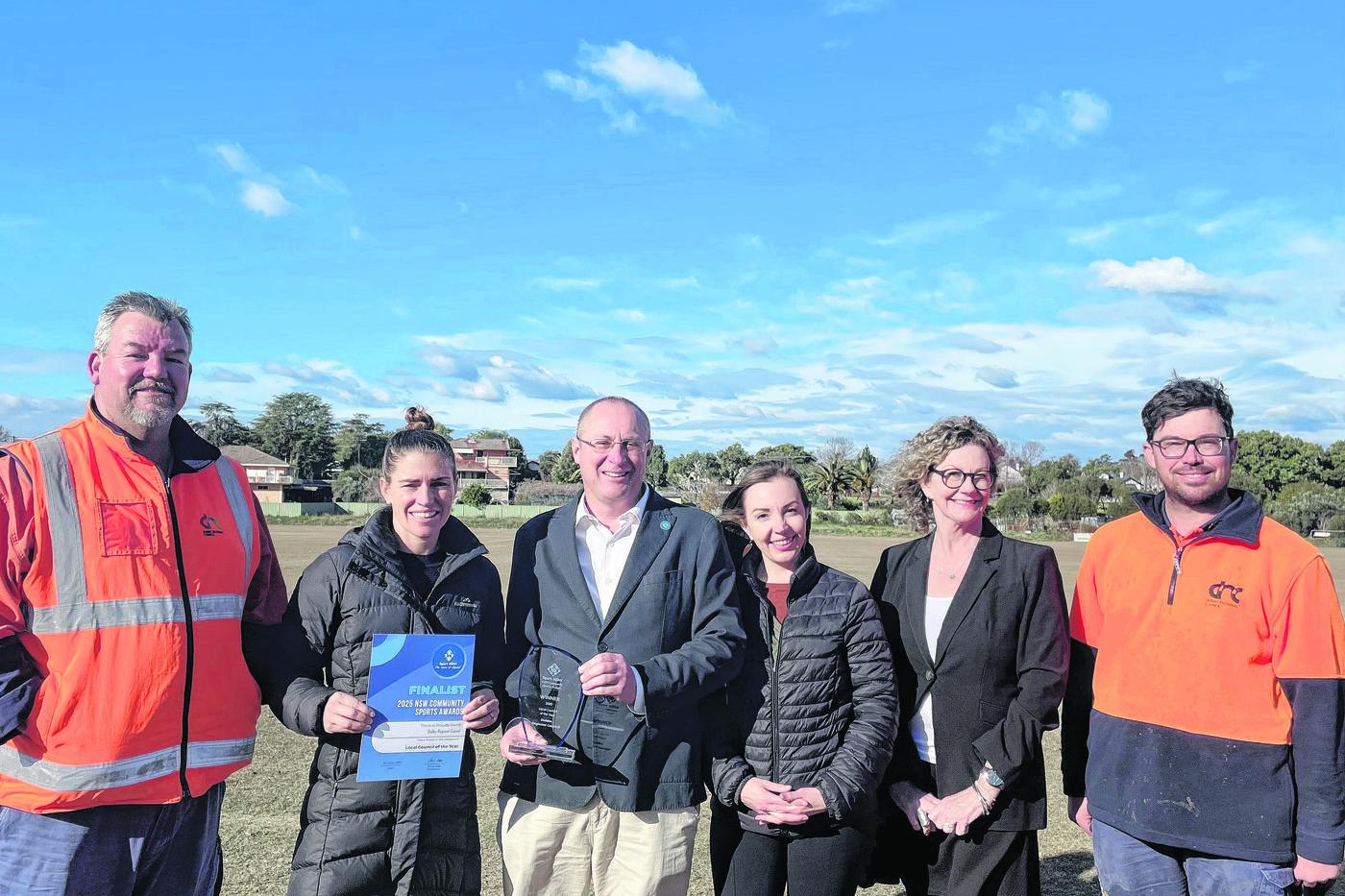 Council wins prestigious state sports award