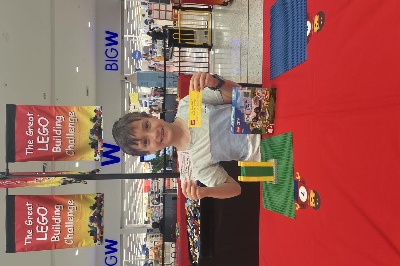 Connor takes home LEGO trophy