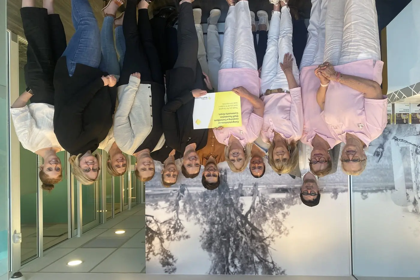 Donation you can bank on: Pink Angels receive $10k