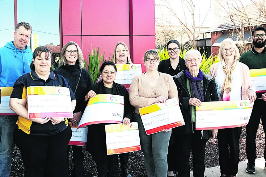 Big cheques from Council for good works
