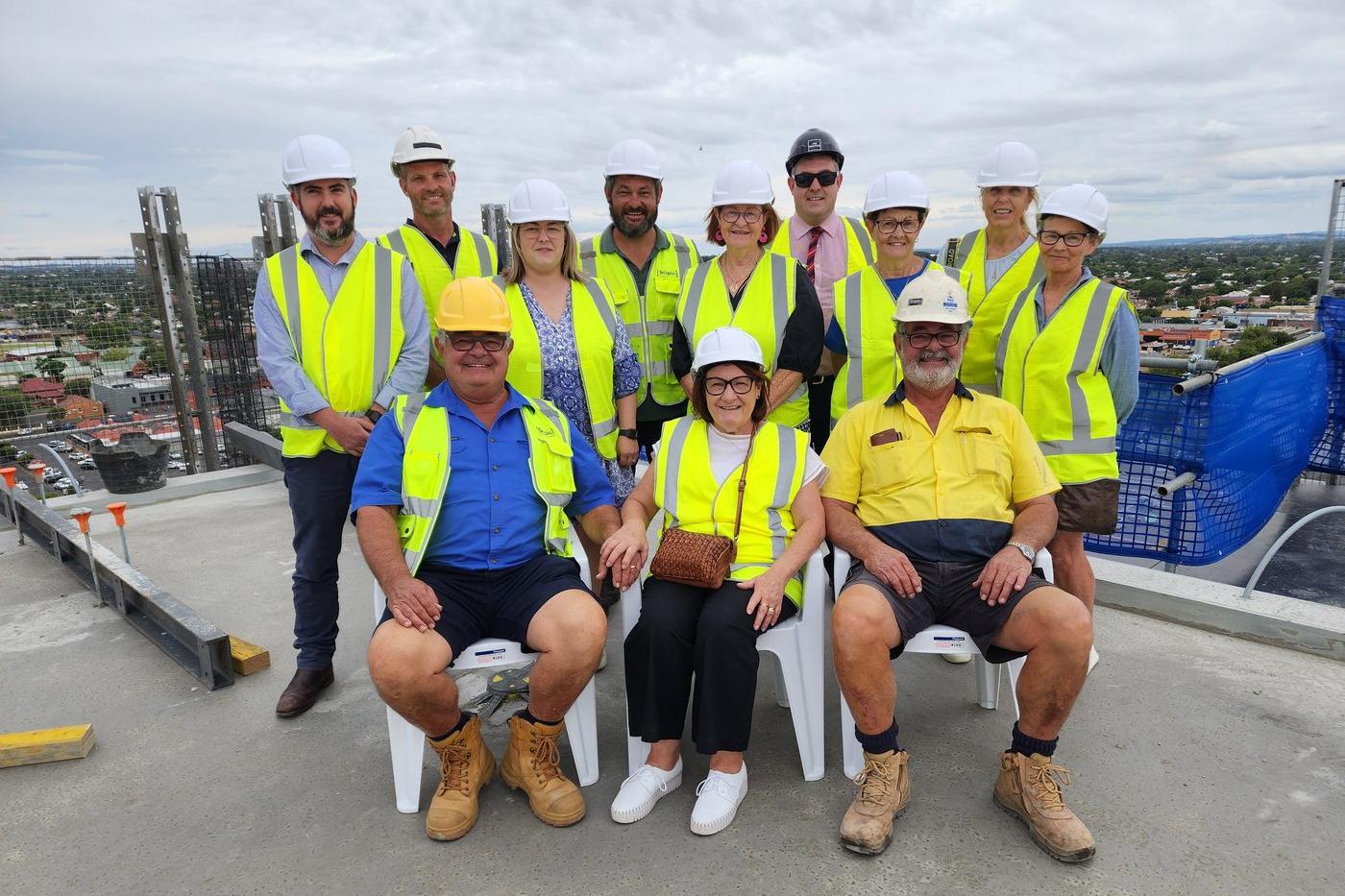 Scandinavian tradition of 'topping out' for No. 1 Church St apartments