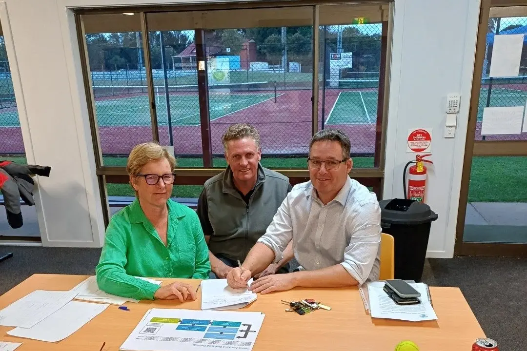 Tennis Academy serves an ace with coach Brad signed to Paramount