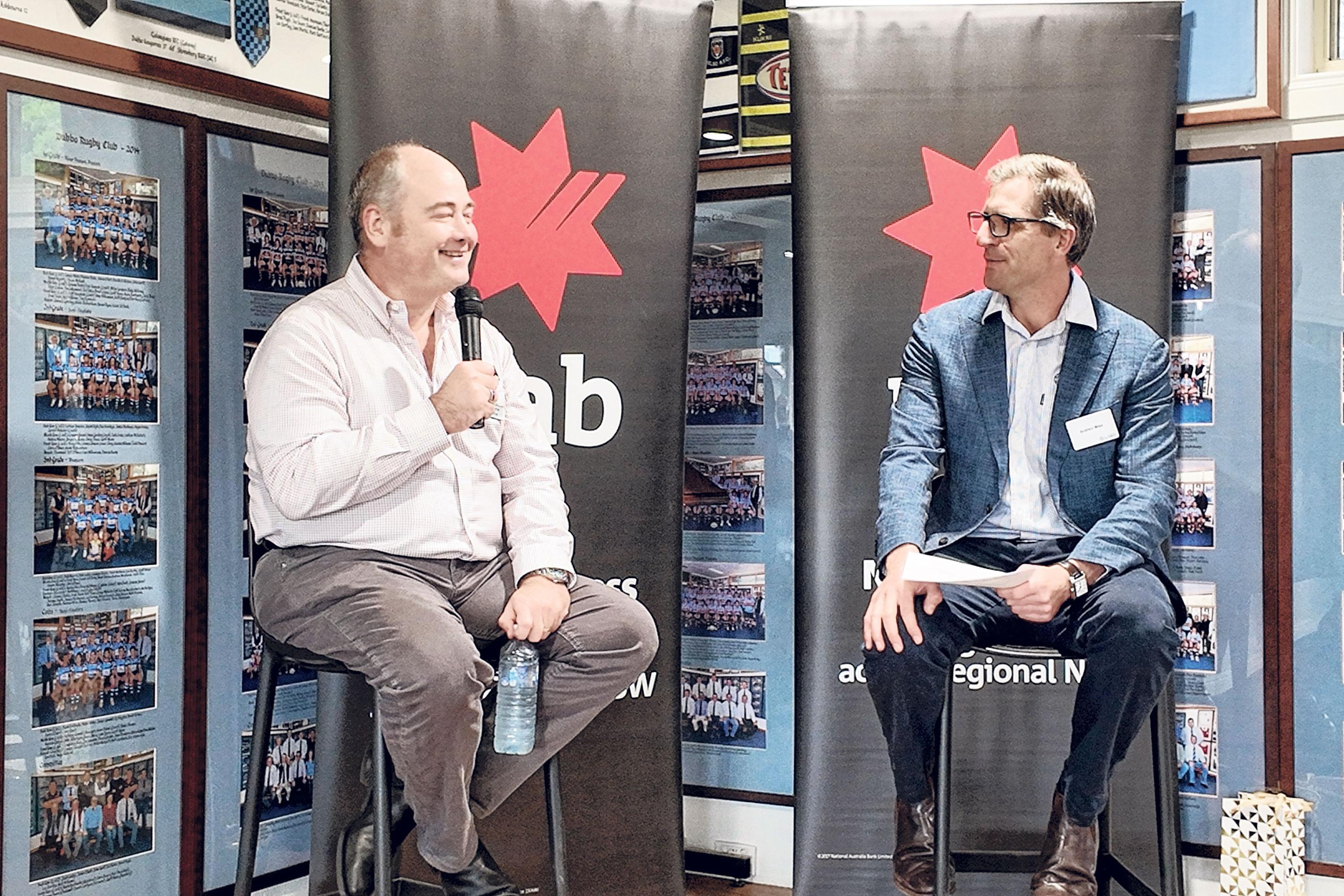 NAB CEO Andrew Irvine visits Dubbo