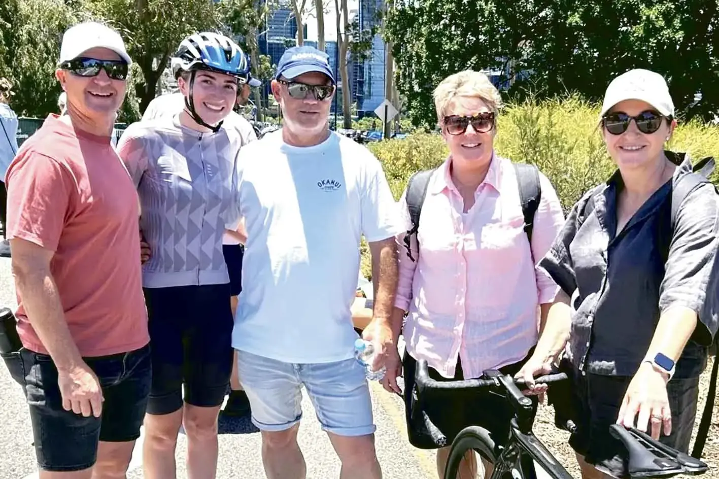 Emily and Kurt braved wind and heat in the Nationals