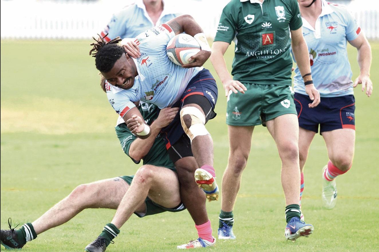 Roos hop ahead, catching Emus after their early lead