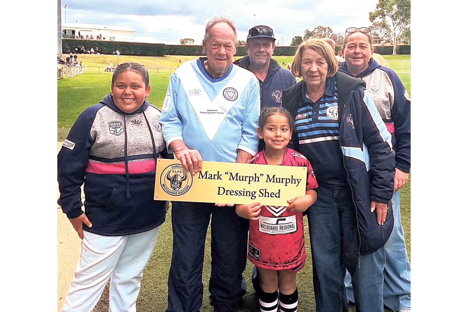 Naming honour for the Mark "Murph” Murphy Dressing Shed at Apex Oval